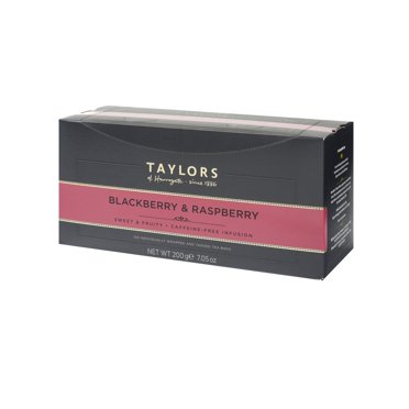 Taylors of Harrogate Blackberry & Raspberry Tea, 20 Tea Bags - Walmart.com