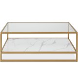 Best Choice Products 44in 2-Tier Rectangular Coffee Table, 2-in-1 ...