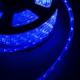 Walcut 150Ft 2 Wire LED Rope Lights, Blue Lights with Clear PVC Jacket ...