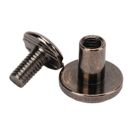 Leather Screw Rivets, Book Binding Screw Curved Design Uniform Coating ...