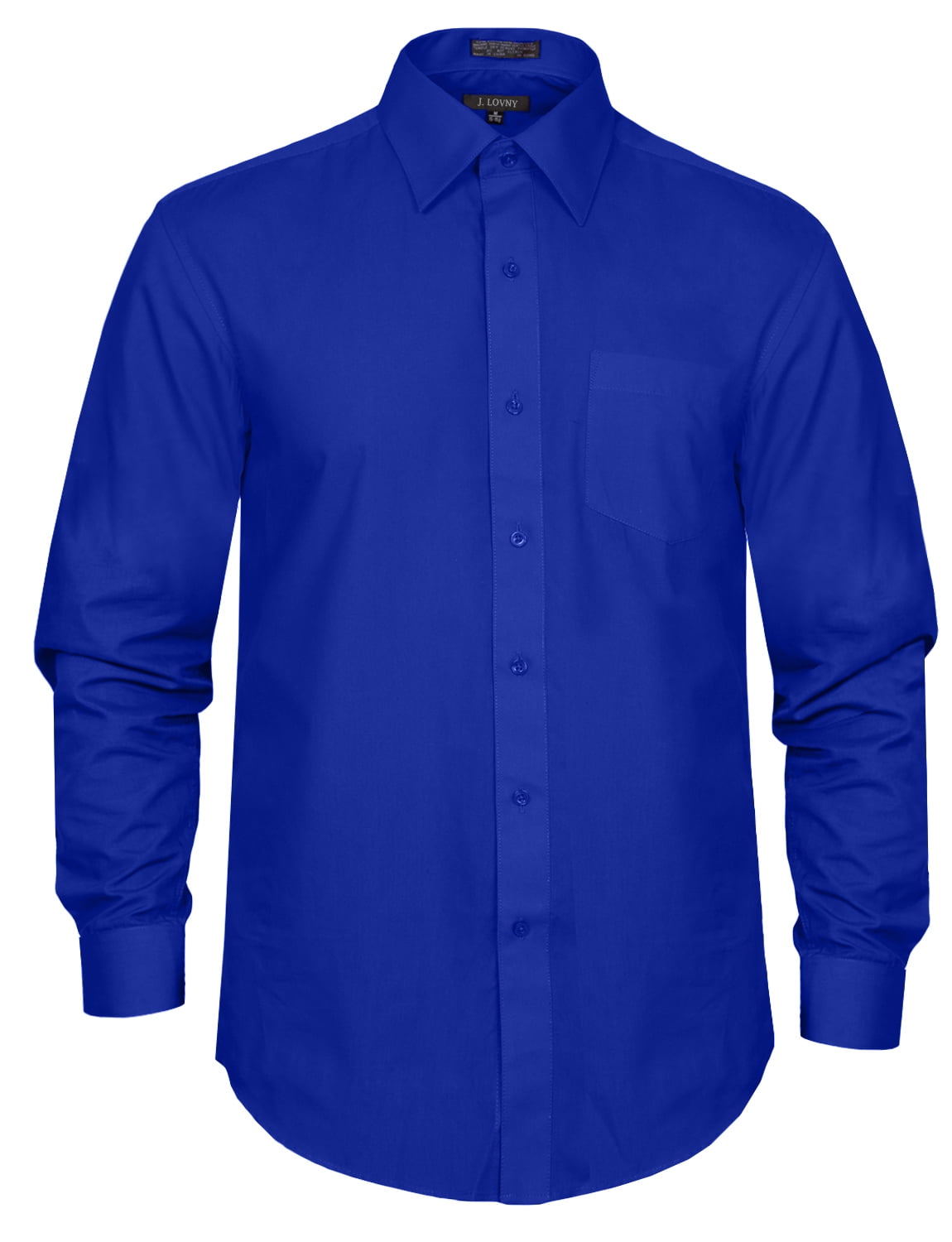 J Method Mens Premium Fabric Solid Color Long Sleeve Regular Fit