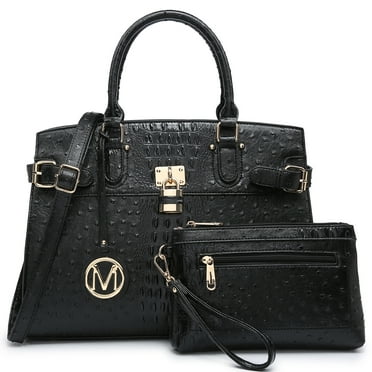 MKP Women Satchel Two tone Handbags Purses Top Handle Tote with Wallet ...