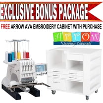 janome mb-4s four needle embroidery machine includes free bonus ...