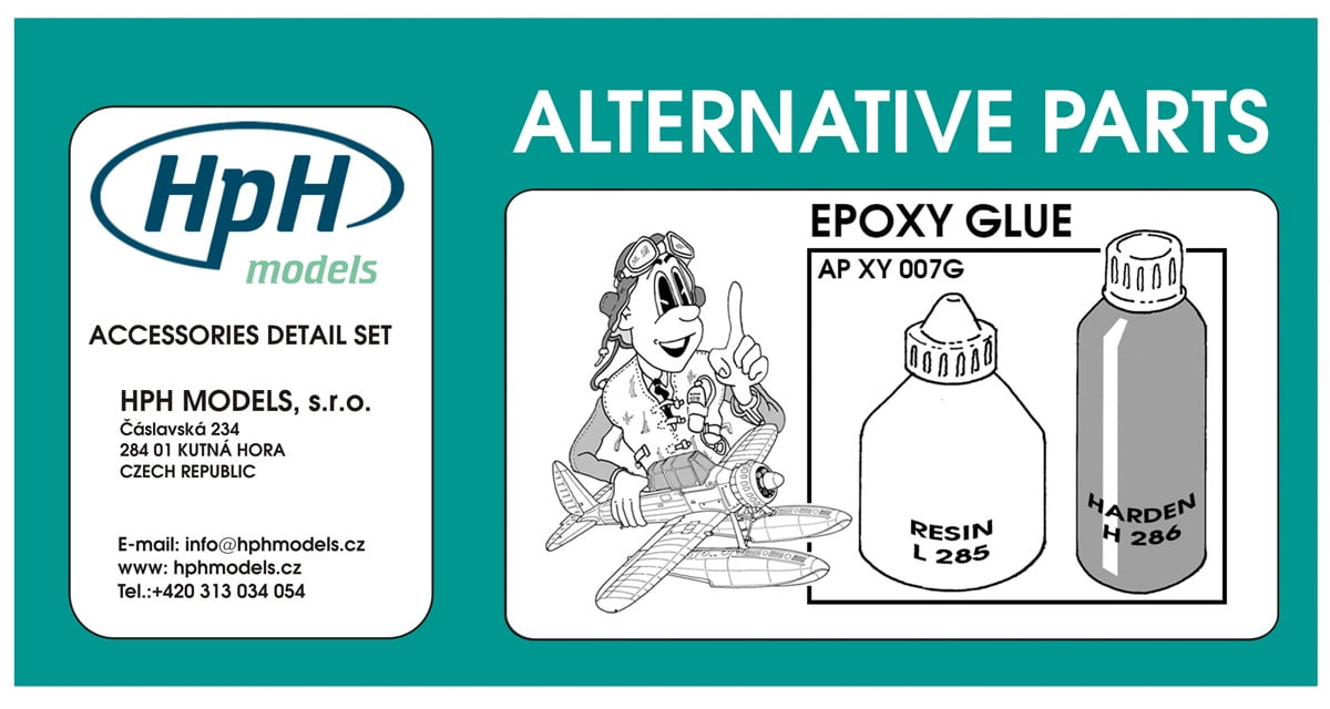 HPH Model Special 2 Part Epoxy Glue #APXY007G - Walmart.com