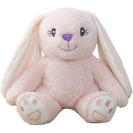 Pink Bunny Plush Toy, Rabbit Stuffed Animal, 12-Inch Soft Plush Rabbit ...