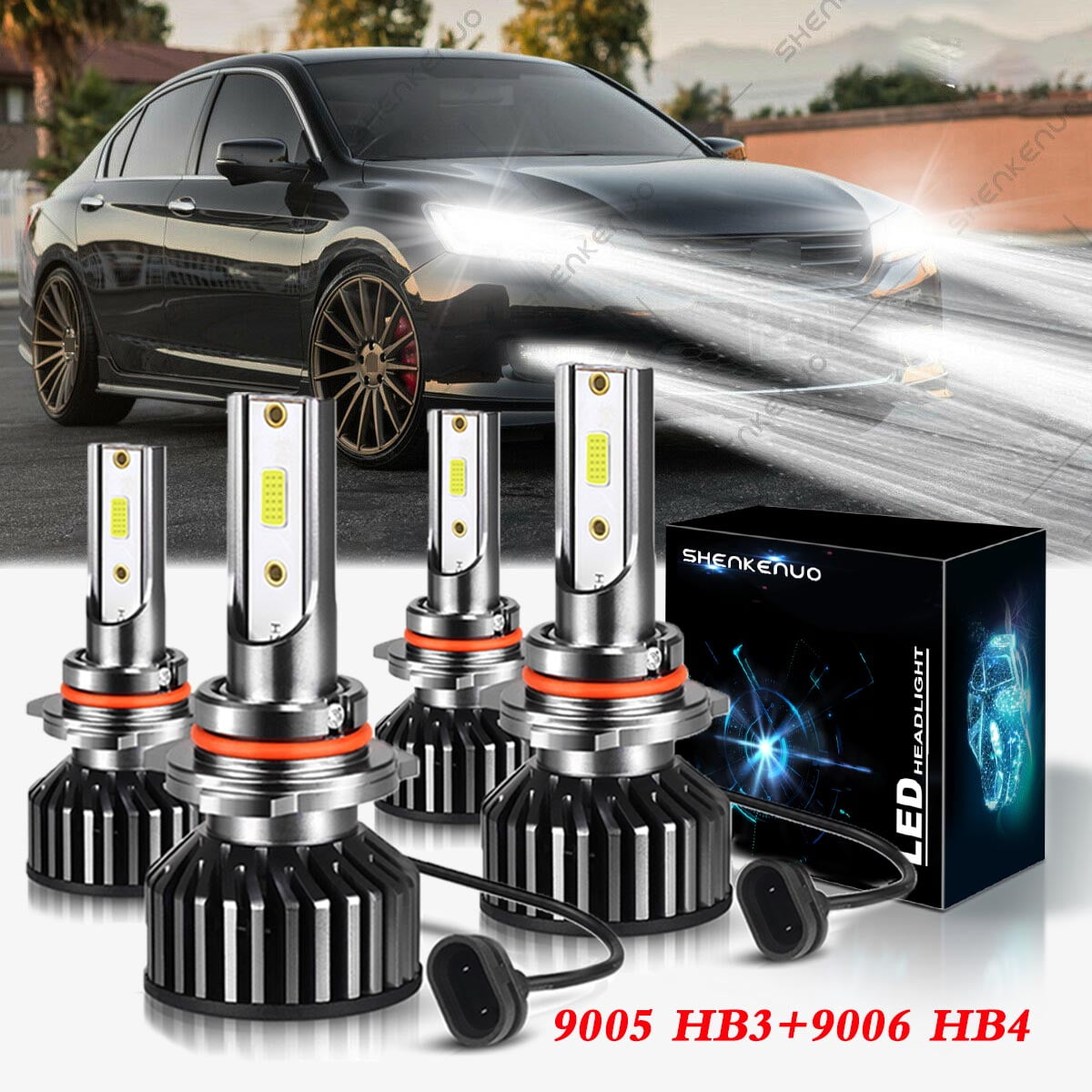 Click here for Fit For Honda Accord 1995-2007 Led Headlight Bulbs... prices