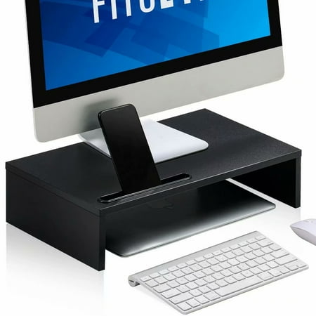 FITUEYES Monitor Stand 16.7 inch Computer Laptop Riser Desk Save Space ...