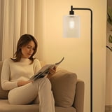 Oneach 66.5" Arc Floor Lamp with Foot Switch, Black Metal Standing Lamp ...