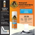 2-pack Gorilla Glue Waterproof Patch & Seal Spray - White, Spray ...