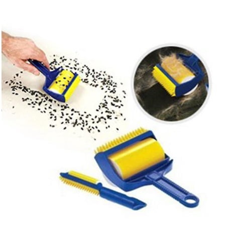 Reusable Sticky Buddy Carpet Clothes Lint Fur Remover Cleaner Roller ...