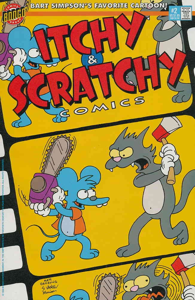 Itchy And Scratchy Comics #2 VF ; Bongo Comic Book - Walmart.com