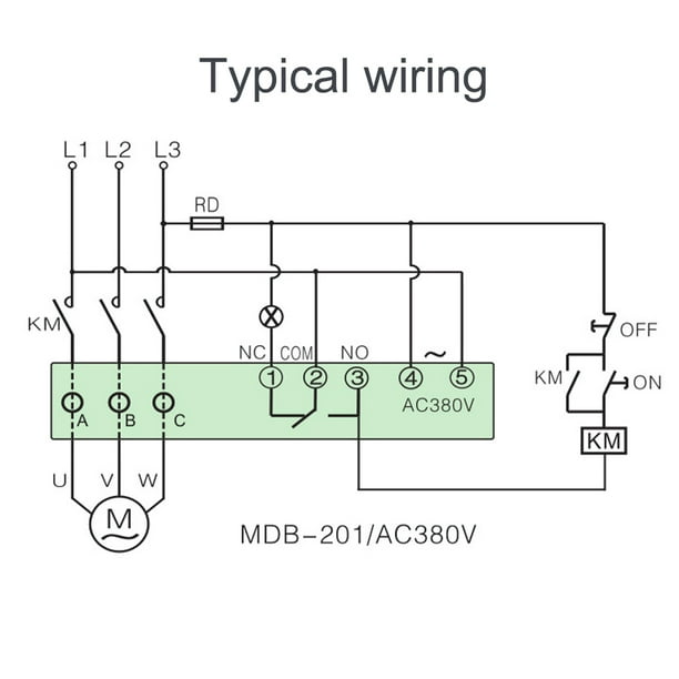 Digital Motor Overload Protector Module 3-phase Real Time Automatic ...
