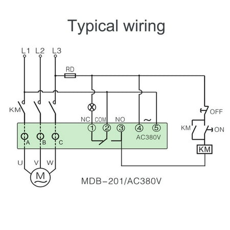 Digital Motor Overload Protector Module 3-phase Real Time Automatic ...
