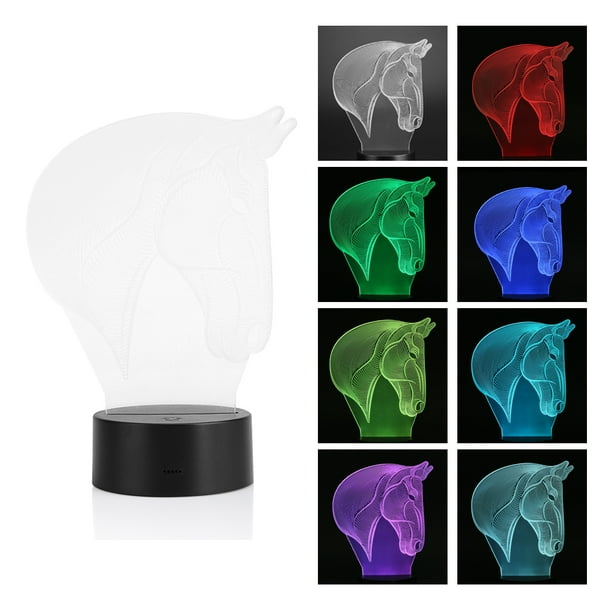 D Table LightCreative Horse Pattern LED D Desk Lamp D Table Lamp Ultra ...