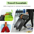 2Pcs Elastic Luggage Connector Bands Practical Polyester Secure Luggage ...