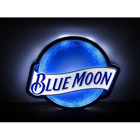 Blue Moon Brewing Co. Belgian White Witbier Craft Beer LED Bar Light ...