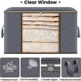 6-Piece Foldable Storage Boxes with Handles – Transparent Window ...