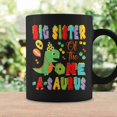Big Sister Of The OneASaurus 1St Birthday Boy Dinosaur Coffee Mugs ...