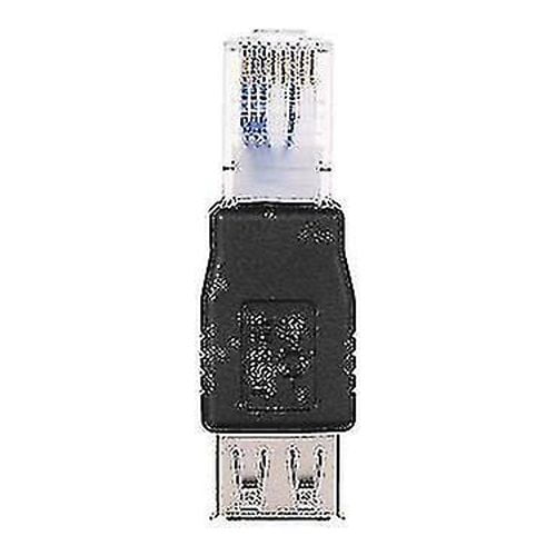 Usb A Female To Ethernet Rj45 Male Adapter Converter Router Connector ...