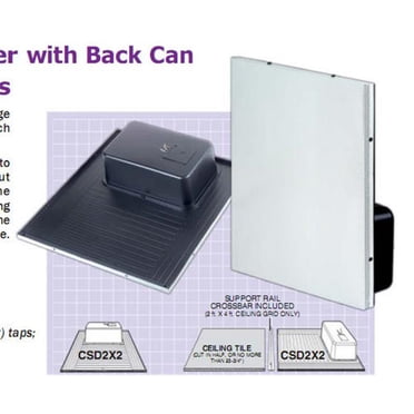 Bogen CSD2X2 In-ceiling Speaker, White - Walmart.com