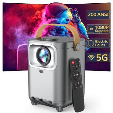 RCA Home Theater Projector with Built-In DVD & Bluetooth, Full HD 1080p ...