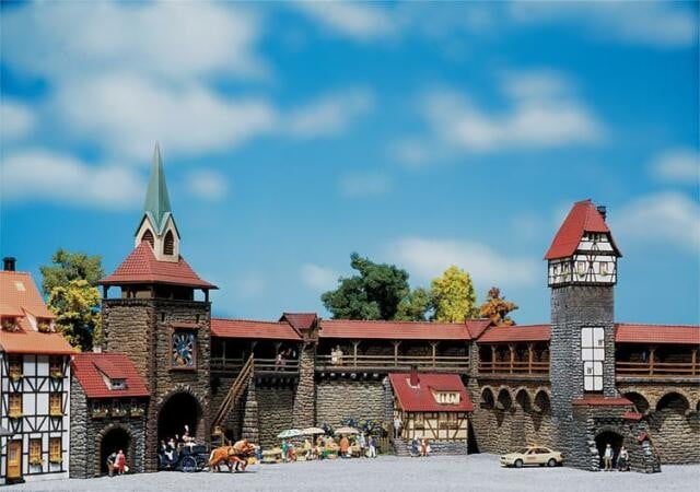 Faller 400 HO Scale Historical Town Gate Kit - Walmart.com