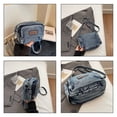 Women's Small Vintage Denim Crossbody Bag – Lightweight Jean Purse with ...