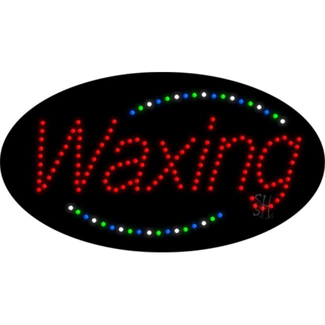 Everything Neon L-HSW0196 Waxing Animated Led Sign 15'' x 27 ...