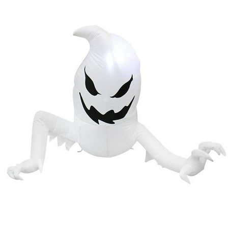 Halloween Inflatable Scary Crawling Ghost Inflatable White Ghost ...