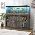 Blotout Farmhouse 55-75 Gallon Fish Tank Stand with Power Outlet, 52 ...