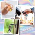 1 Box 25Pcs 5 Styles Sports Key Chains Sport Theme Keychains Bulk ...