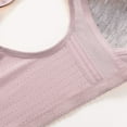 Bras for Older Women Front Closure Wireless Push Up Full Coverage Bra ...