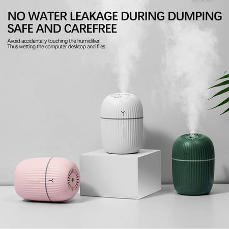 Humidifier Reusable DC 5V 200ML Night Light Button Control Diffuser ...