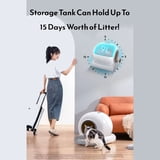 Self-Cleaning Robot Cat Litter Box with App, 65L Capacity, 9L Waste ...