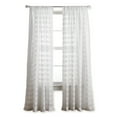 Martha Stewart Sandy Sheer Indoor Polyester Sheer Poletop Curtain Panel ...
