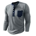 Basic Shirts for Men with Pocket Lightweight Long Sleeve Sweatshirts ...