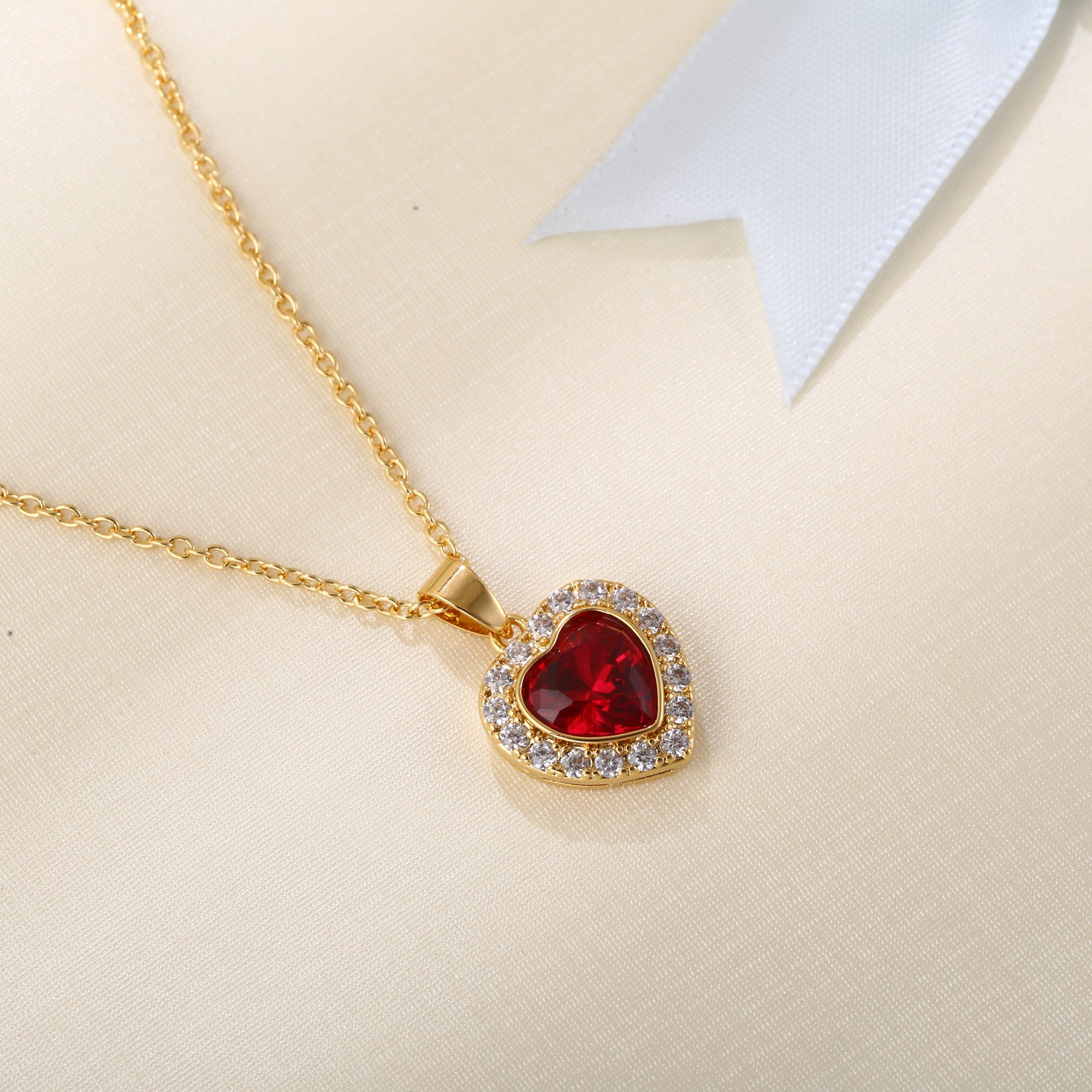 Red Pendant Necklace