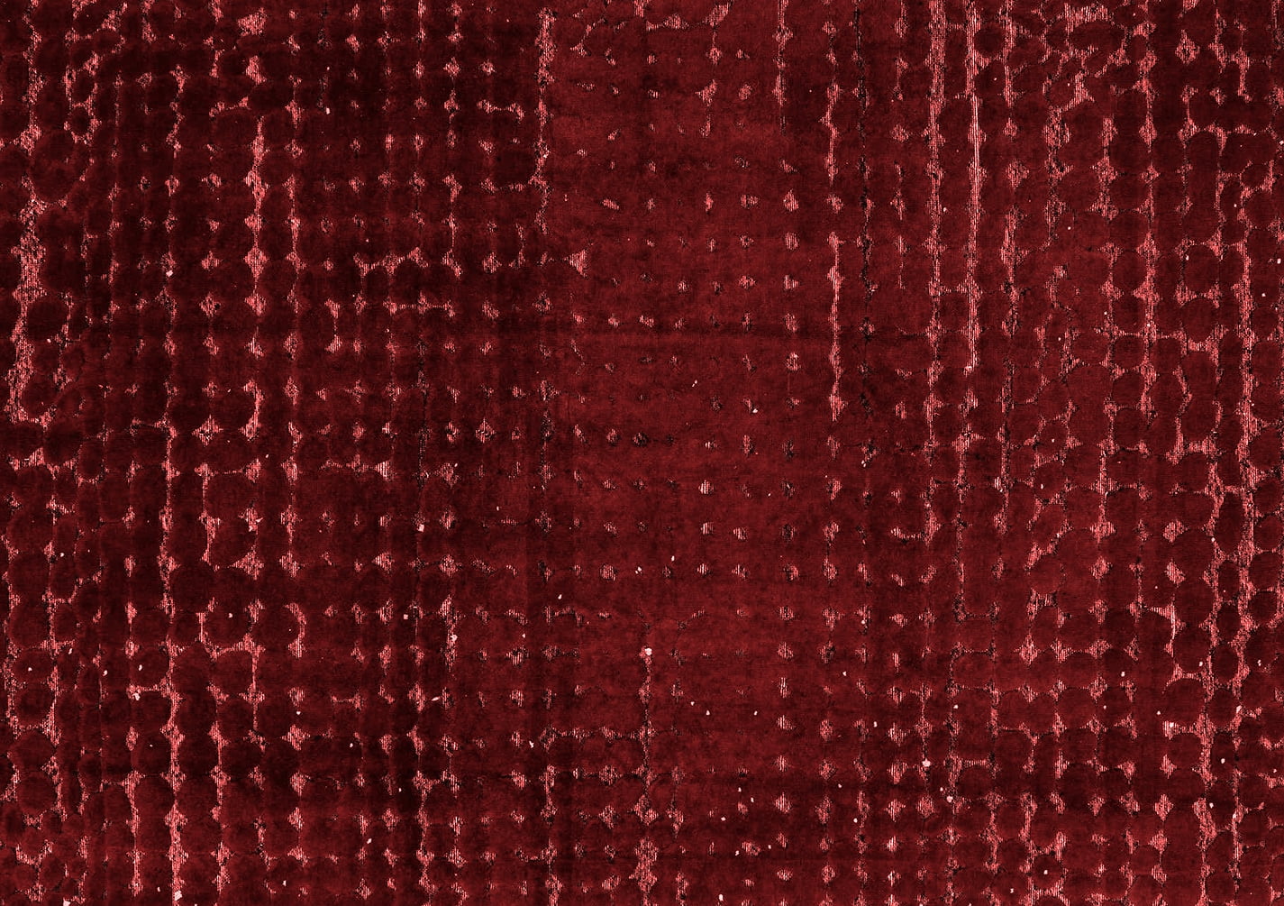 Ahgly Company Machine Washable Indoor Rectangle Abstract Red Modern ...