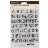 Typewriter Alphabet Clear Stamps by Recollections™ - Walmart.com