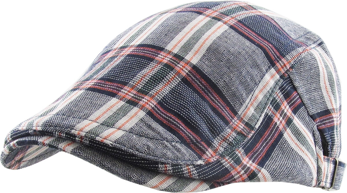 Solid Cotton Denim Gatsby Cap Mens Denim Hat Golf Driving Summer Cabbie ...