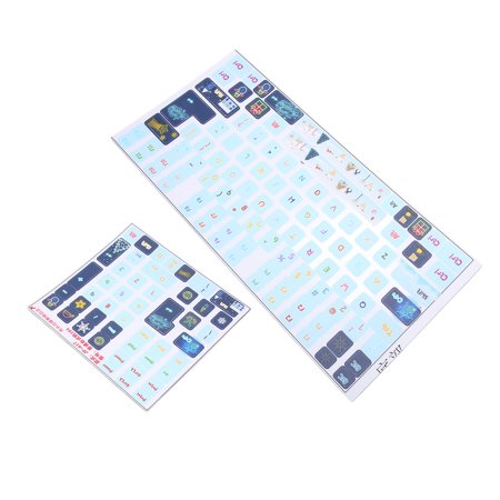 Keycaps Stickers, Frosted Craft Keyboard Stickers Wide Compatible For ...