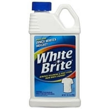 White Brite Laundry Whitener, 76 oz, Removes Yellowing and Rust Stains ...