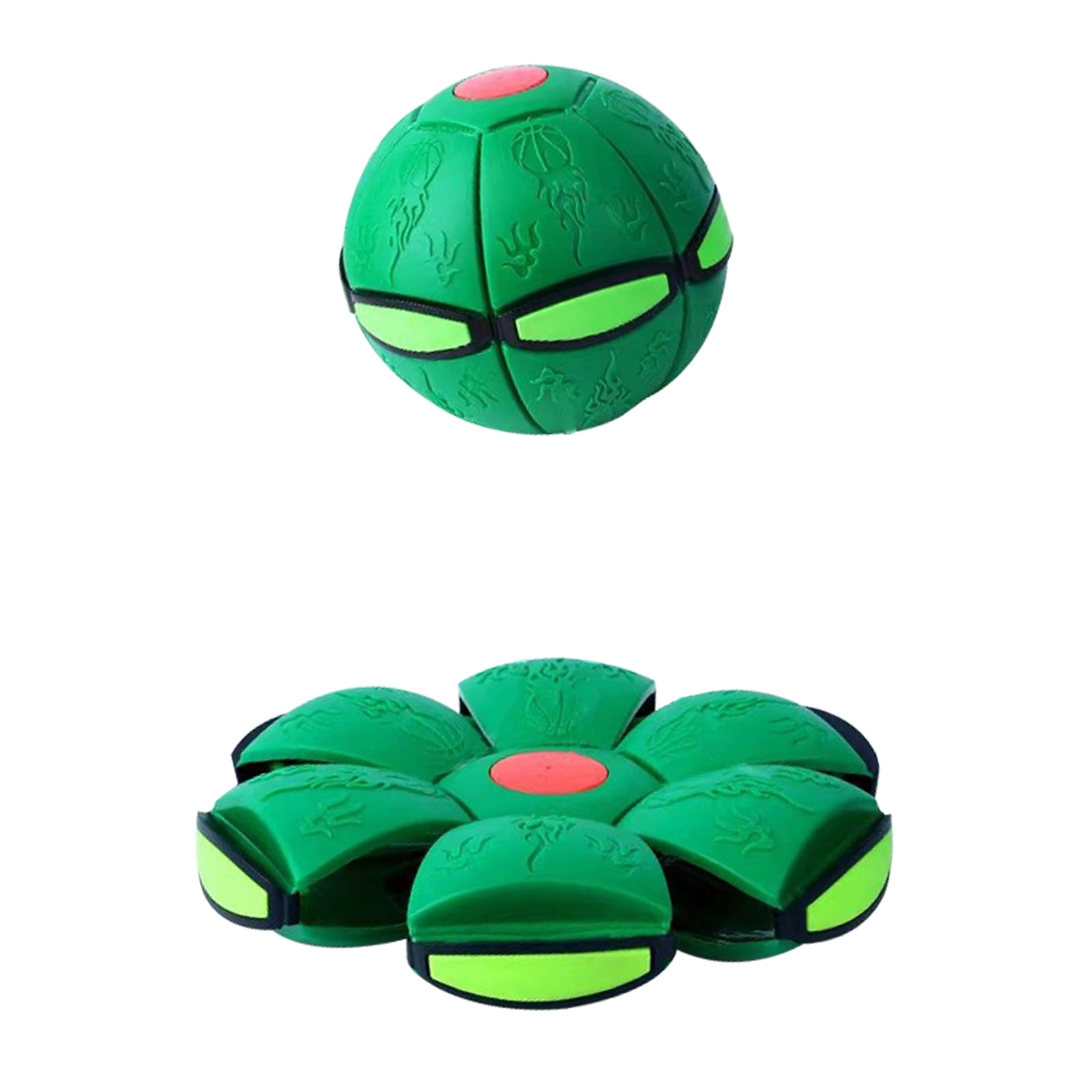 Magics Ball Toy with Lights | UFO Portable Flying Saucer Toys Stomp ...