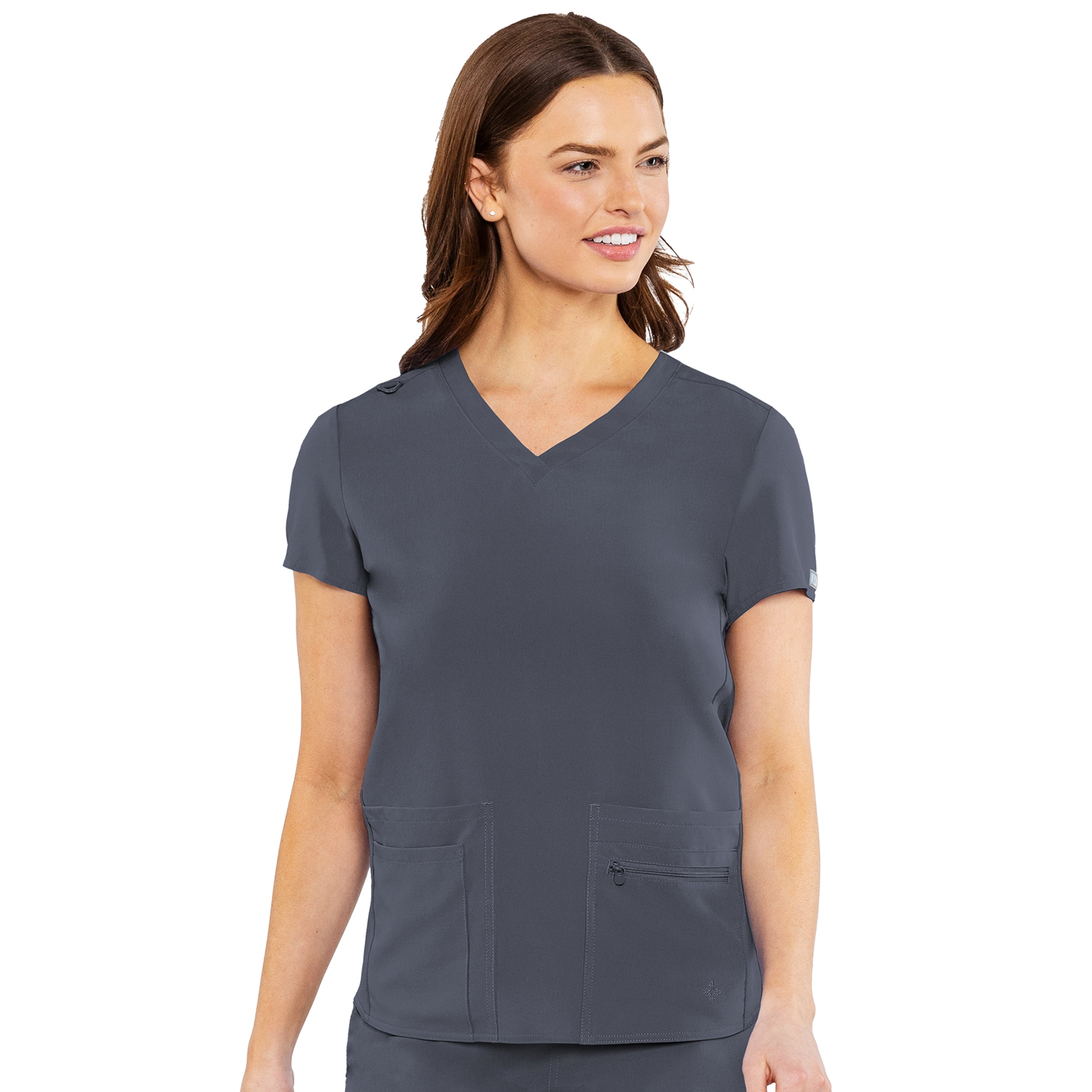 Med Couture Energy Women's Knit Back Scrub Top [XS - 3XL] - Walmart.com