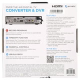 Ematic AT103C HD Analog Television Digital Converter Box with Recorder ...
