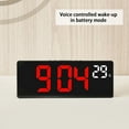 Rvkxad Digital Alarm Clock, LED Large Display Desktop Bedside Clock ...