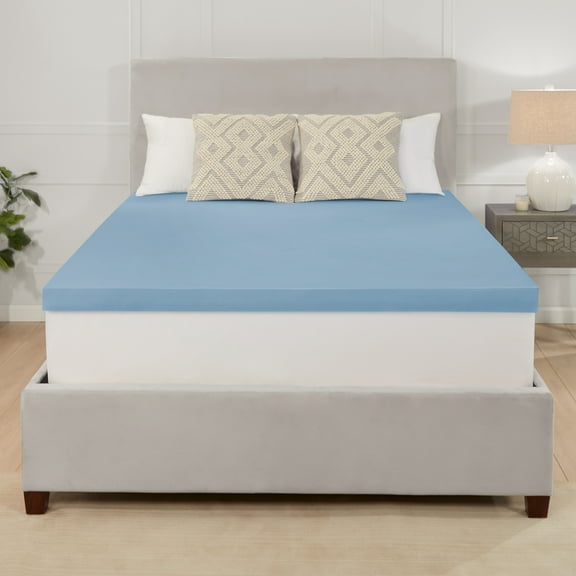 Mainstays 3" Memory Foam Mattress Topper, Queen - Walmart.com
