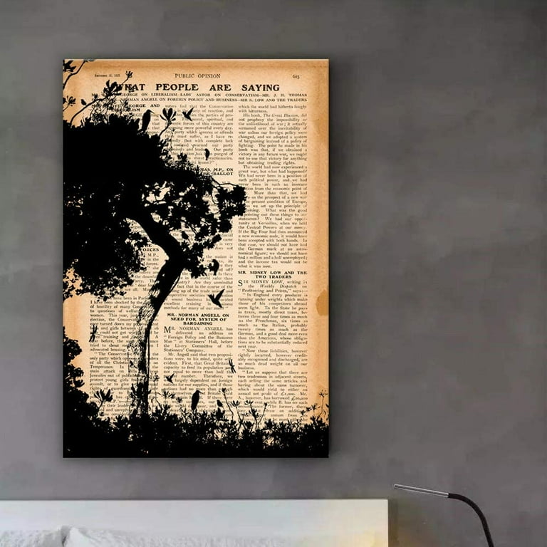 Decorate Wall With Newspaper