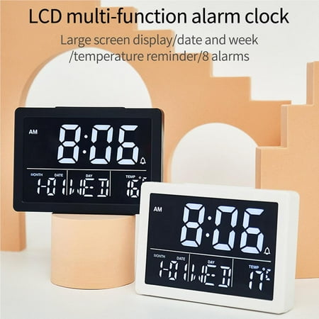 Digital Alarm Clock Electric LED Alarm Clock Adjustable dining dining ...