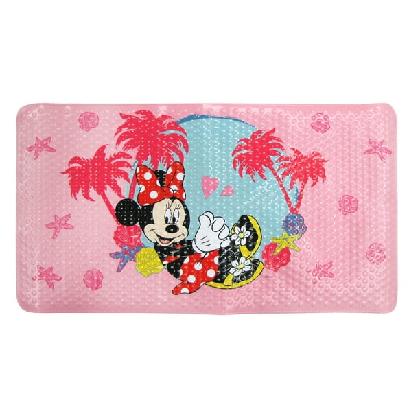 Disney Minnie Mouse Color Changing Bath Mat, 15" x 27" - Walmart.com ...